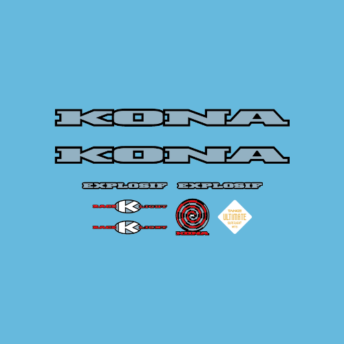 Kona Set 0002 – Bicycle Decals