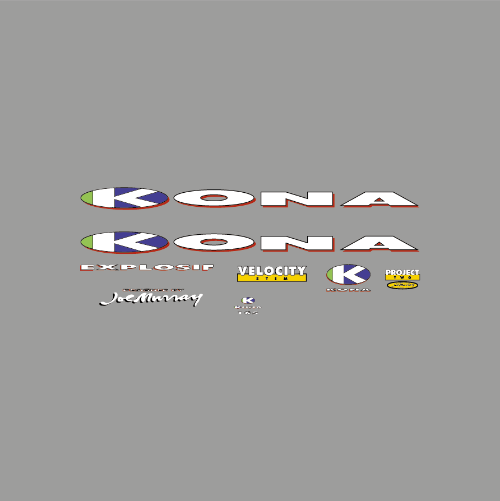 Kona Set 0003 – Bicycle Decals