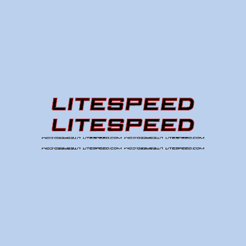 Litespeed Set 0101 – Bicycle Decals