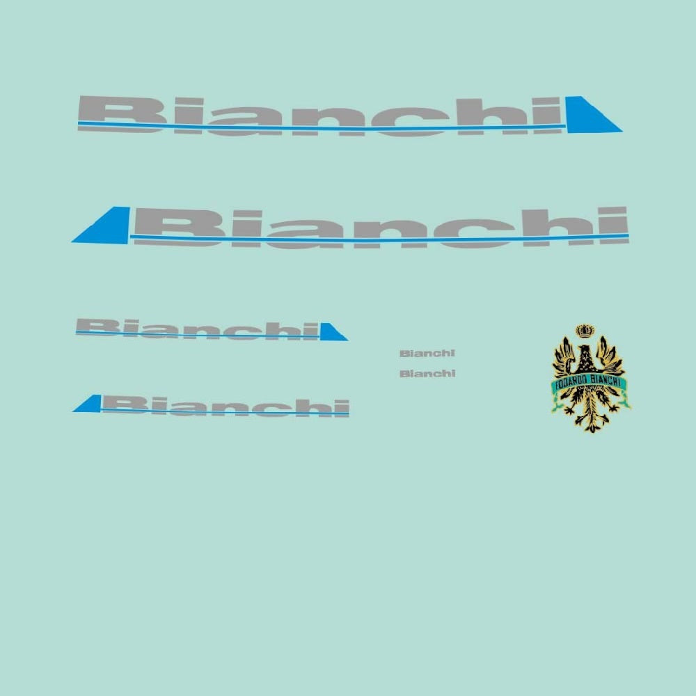 1980s Bianchi Bicycle Decals / Stickers -0202