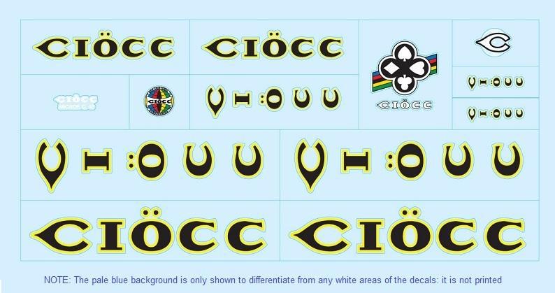 Ciocc_SET_0001 – Bicycle Decals