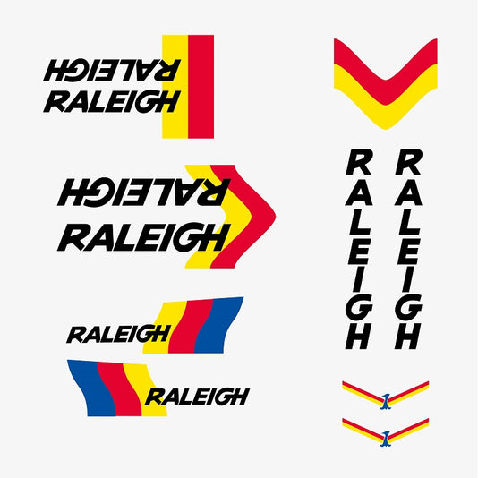 Raleigh Set 0843 – Bicycle Decals