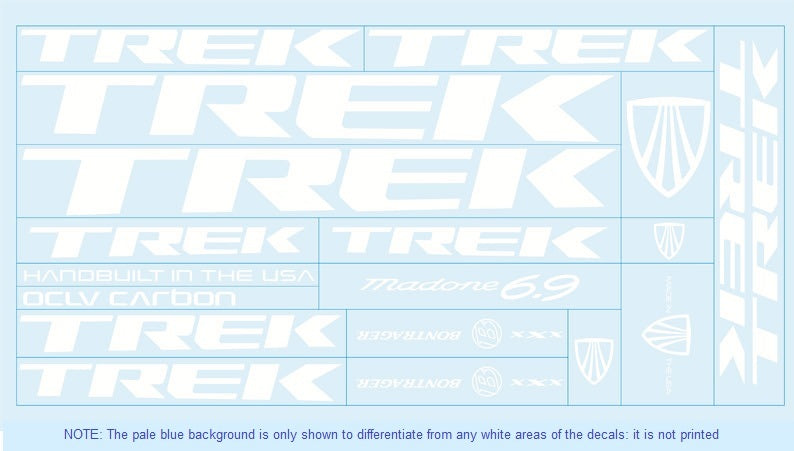 Trek Bicycle Decals / Stickers